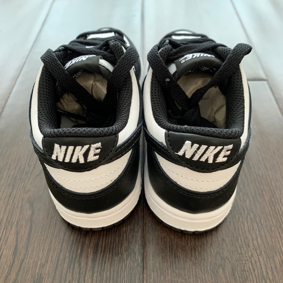 Nike | Shoes | Nike Little Kids Panda Dunk Low White Black 1c Ds | Poshmark